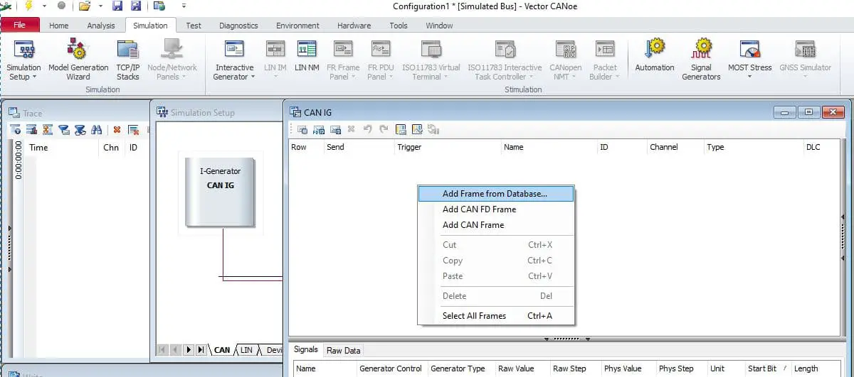 How to send the CAN message in Canalyzer or canoe? - PiEmbSysTech