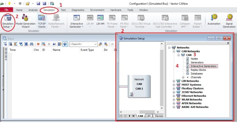 How to send the CAN message in Canalyzer or canoe? - PiEmbSysTech